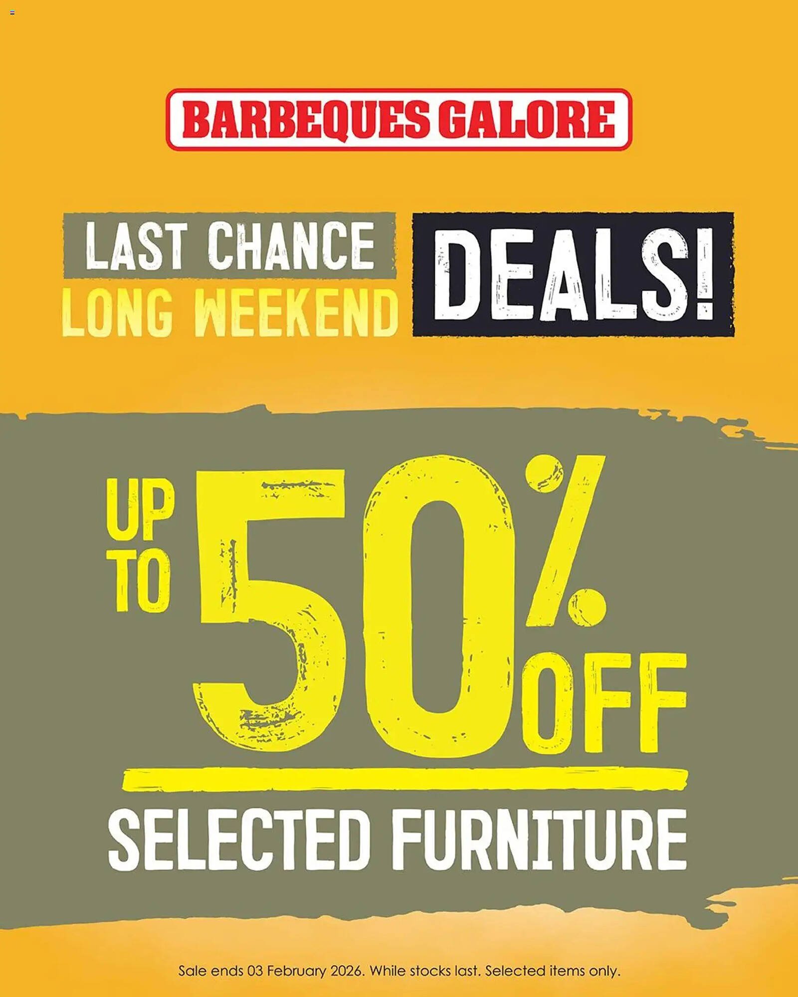 Barbeques Galore catalogue (2026-01-27 - 2026-02-03)