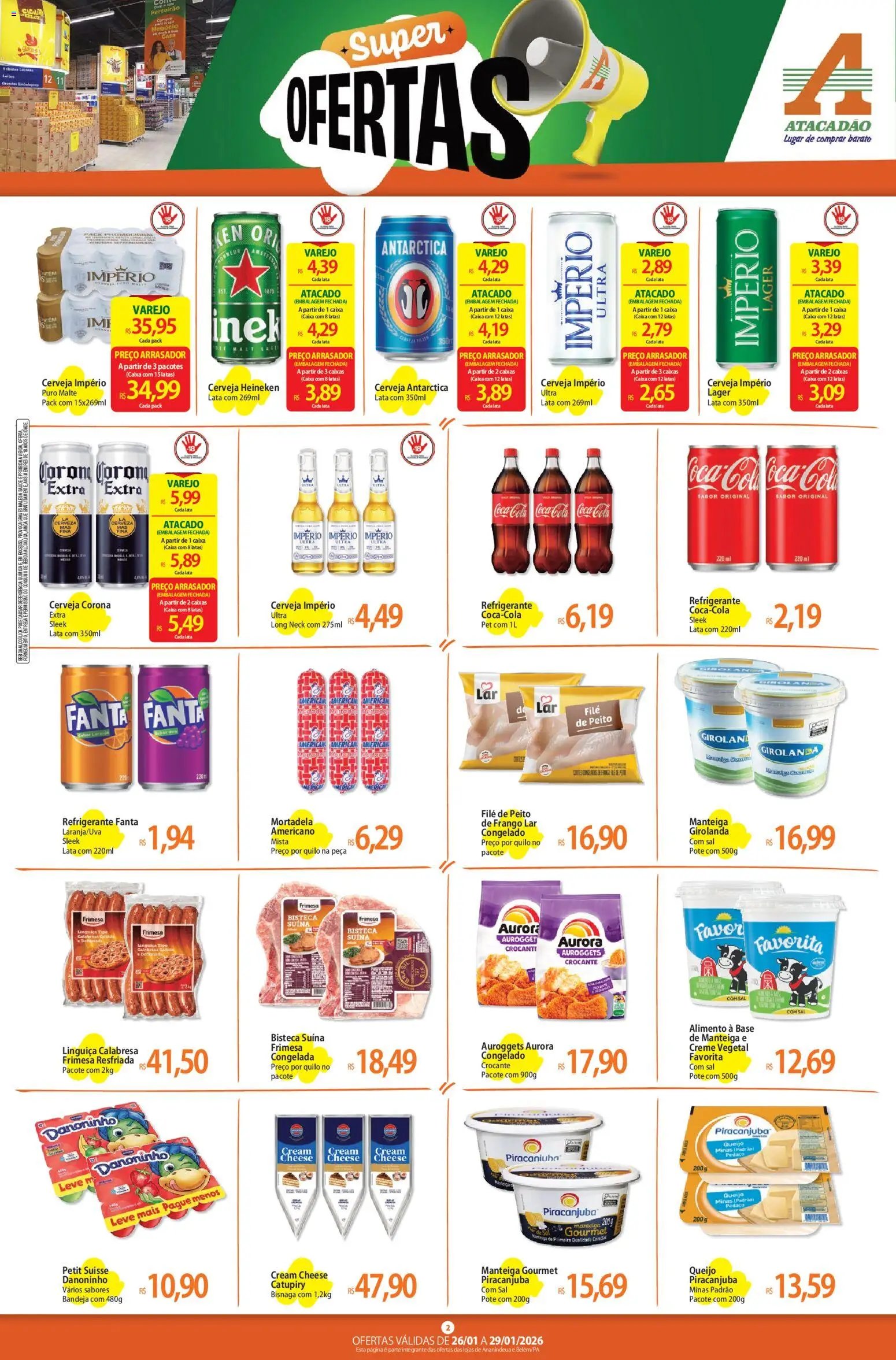 Atacadão folheto a partir de 26/01/2026 Ofertas - PA (2026-01-26 - 2026 ...