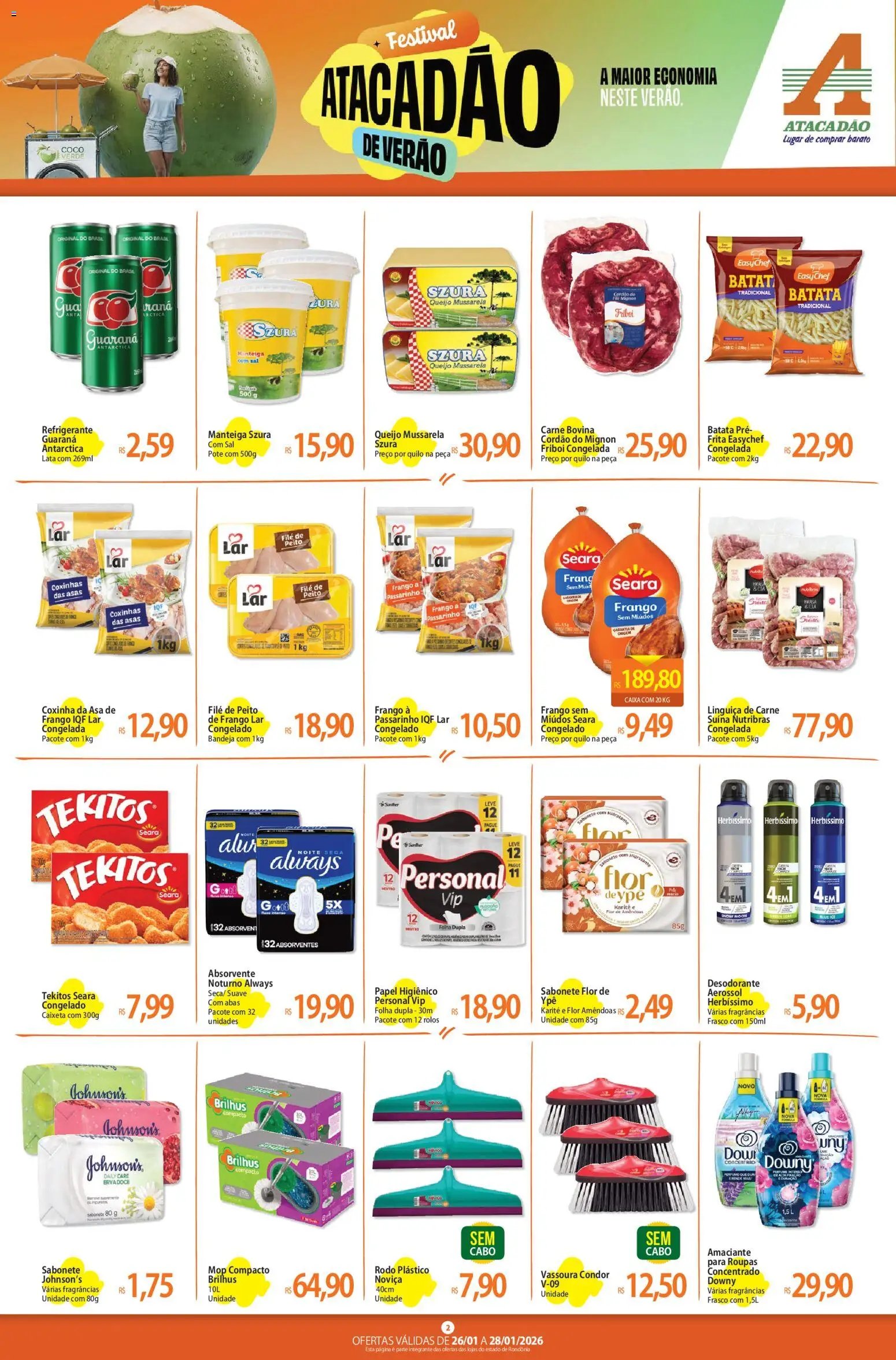 Atacadão folheto a partir de 26/01/2026 Ofertas - RO (2026-01-26 - 2026 ...