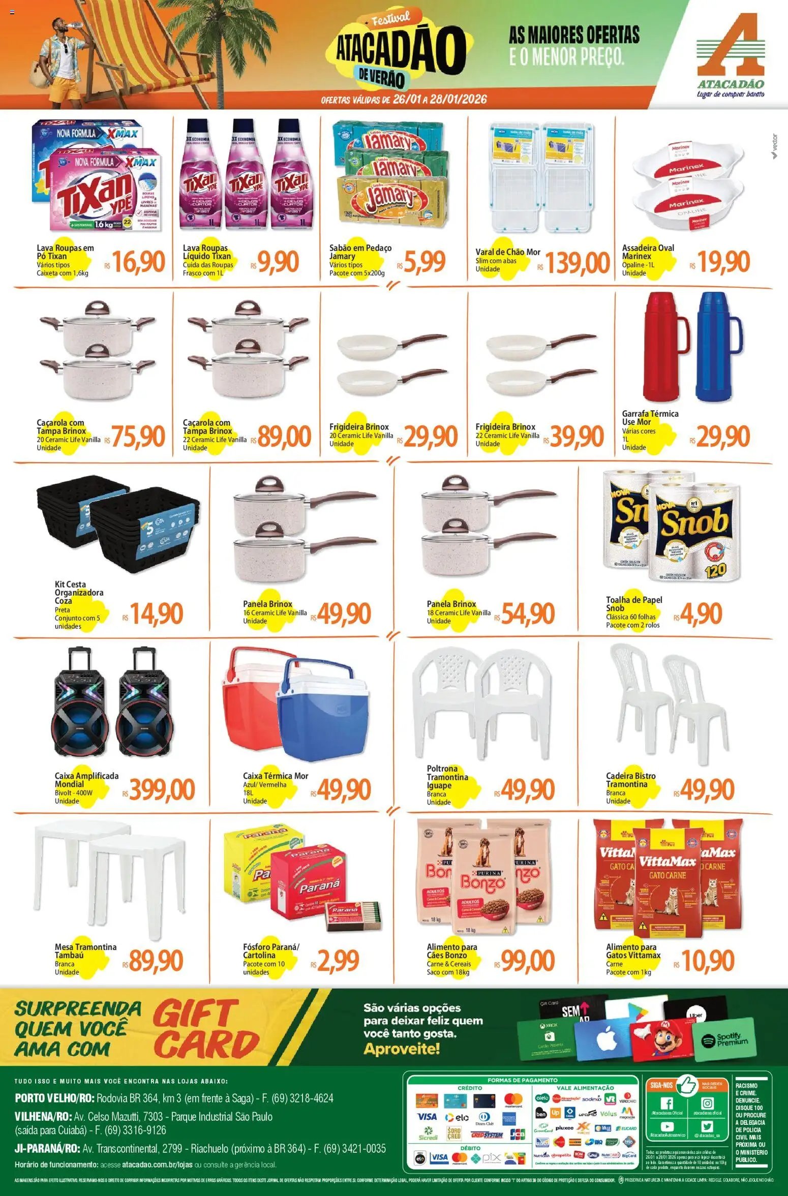 Atacadão folheto a partir de 26/01/2026 Ofertas - RO (2026-01-26 - 2026 ...