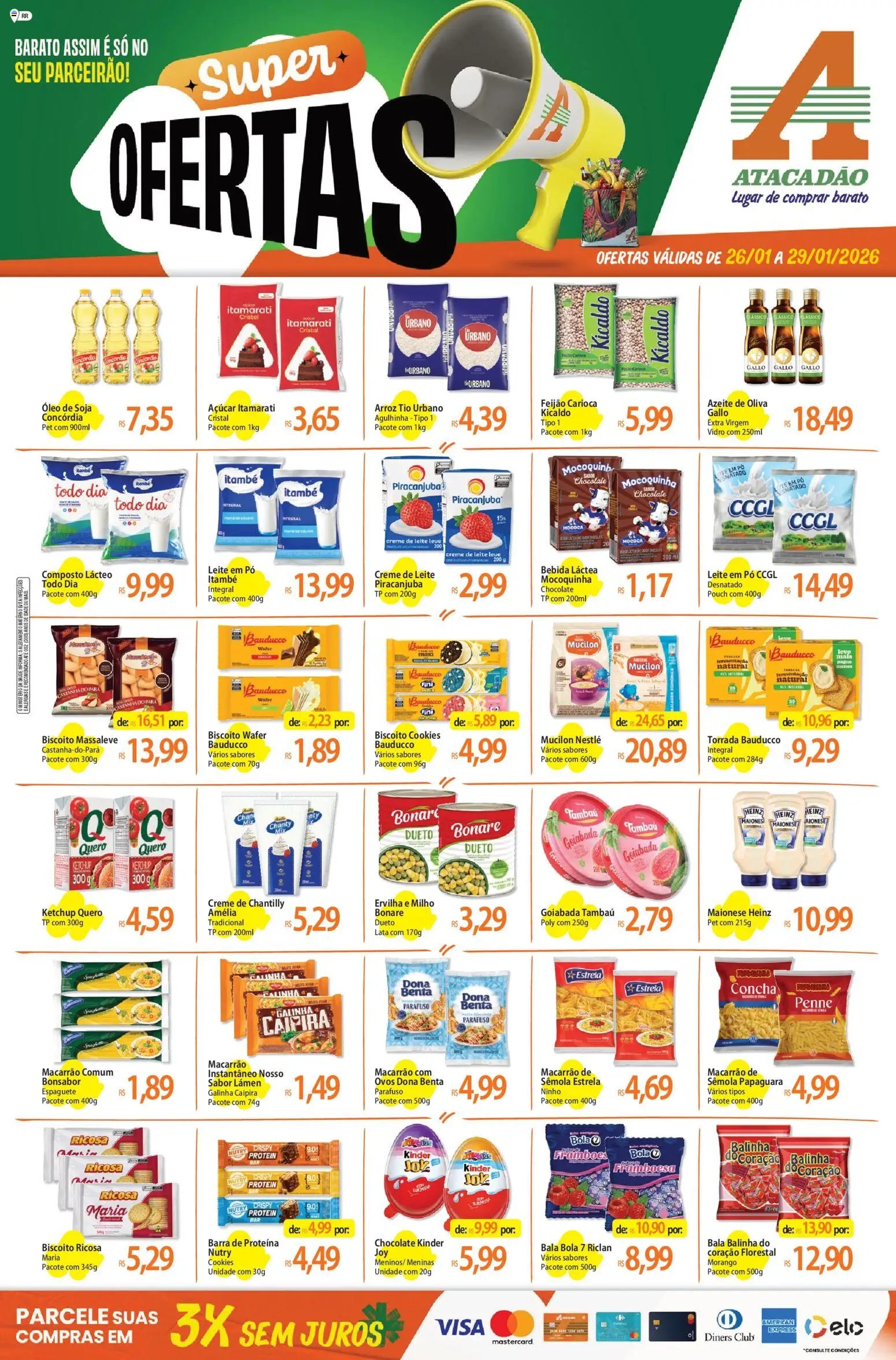 Atacadão folheto a partir de 26/01/2026 Ofertas - RR (2026-01-26 - 2026 ...