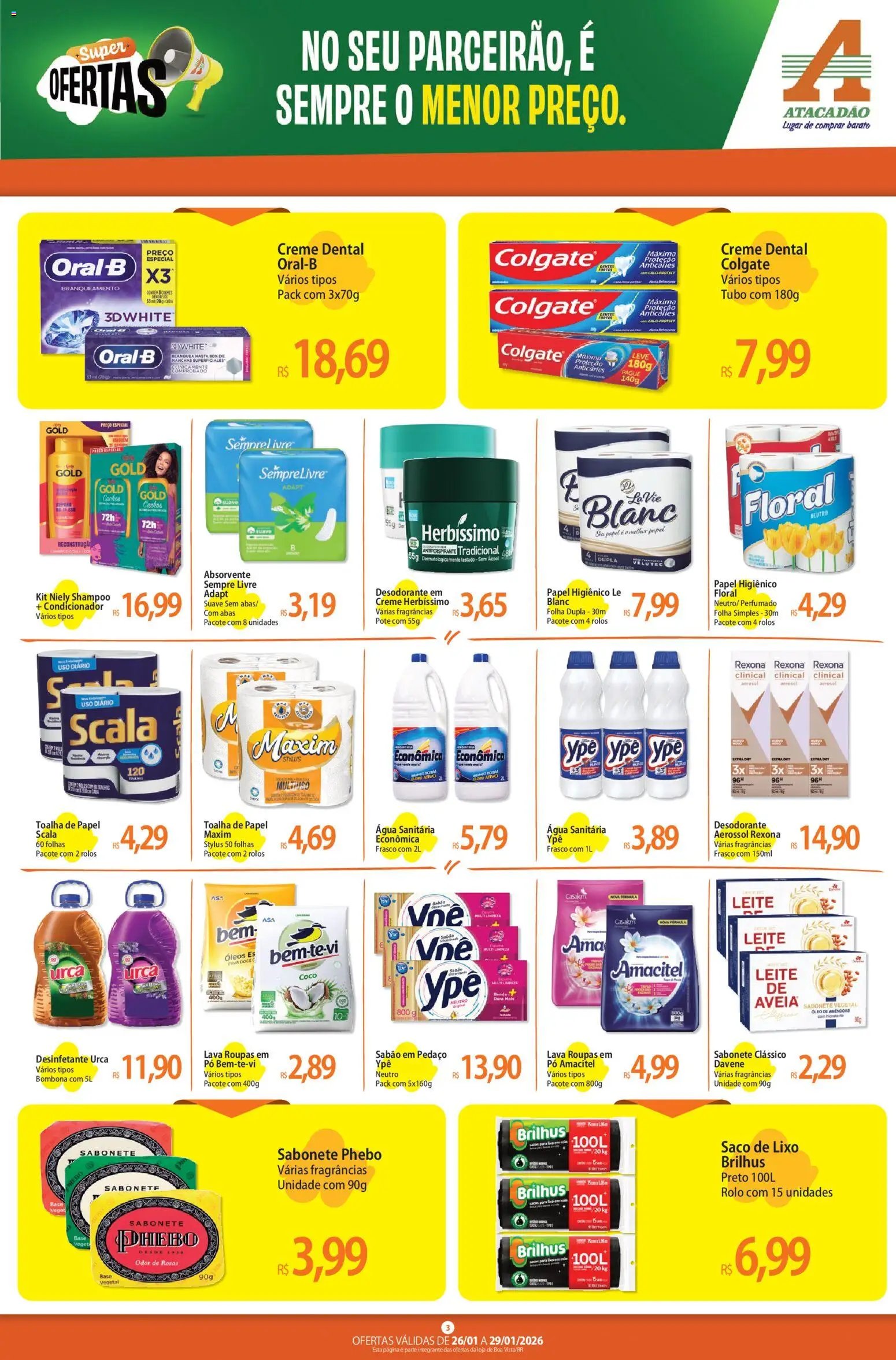 Atacadão folheto a partir de 26/01/2026 Ofertas - RR (2026-01-26 - 2026 ...