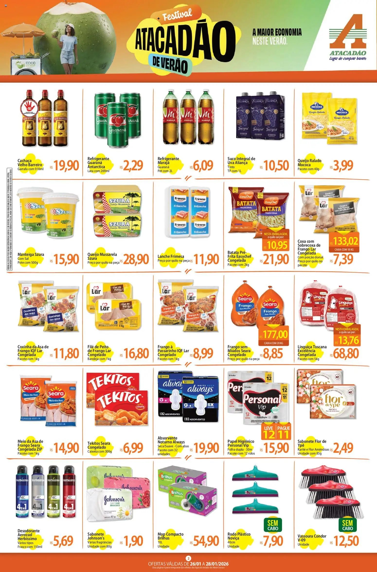 Atacadão folheto a partir de 26/01/2026 Ofertas - MT (2026-01-26 - 2026 ...