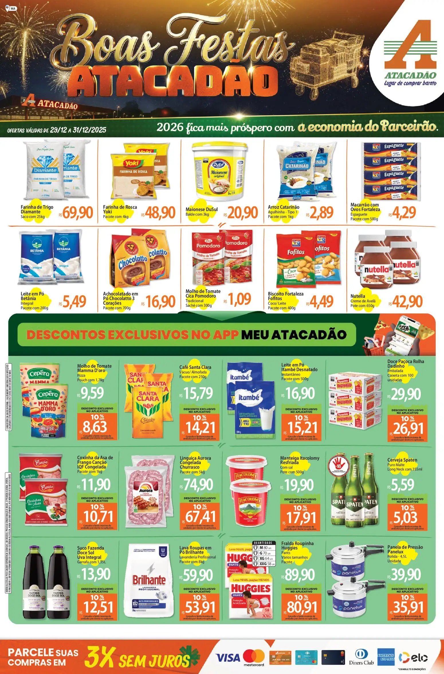 Atacadão folheto a partir de 29/12/2025 Ofertas - MA (2025-12-29 - 2025 ...