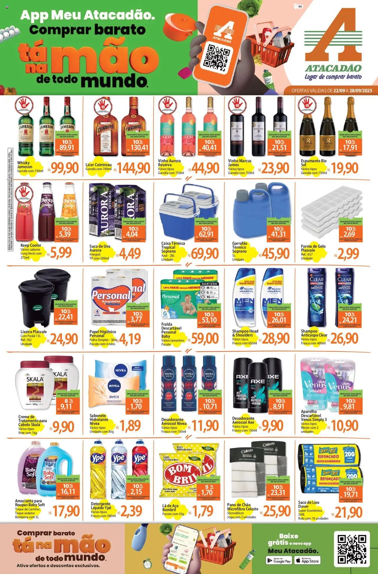 Atacadão folheto a partir de 22/09/2025 Ofertas - MS (2025-09-22 - 2025-09-28) | Angebote1.de-br