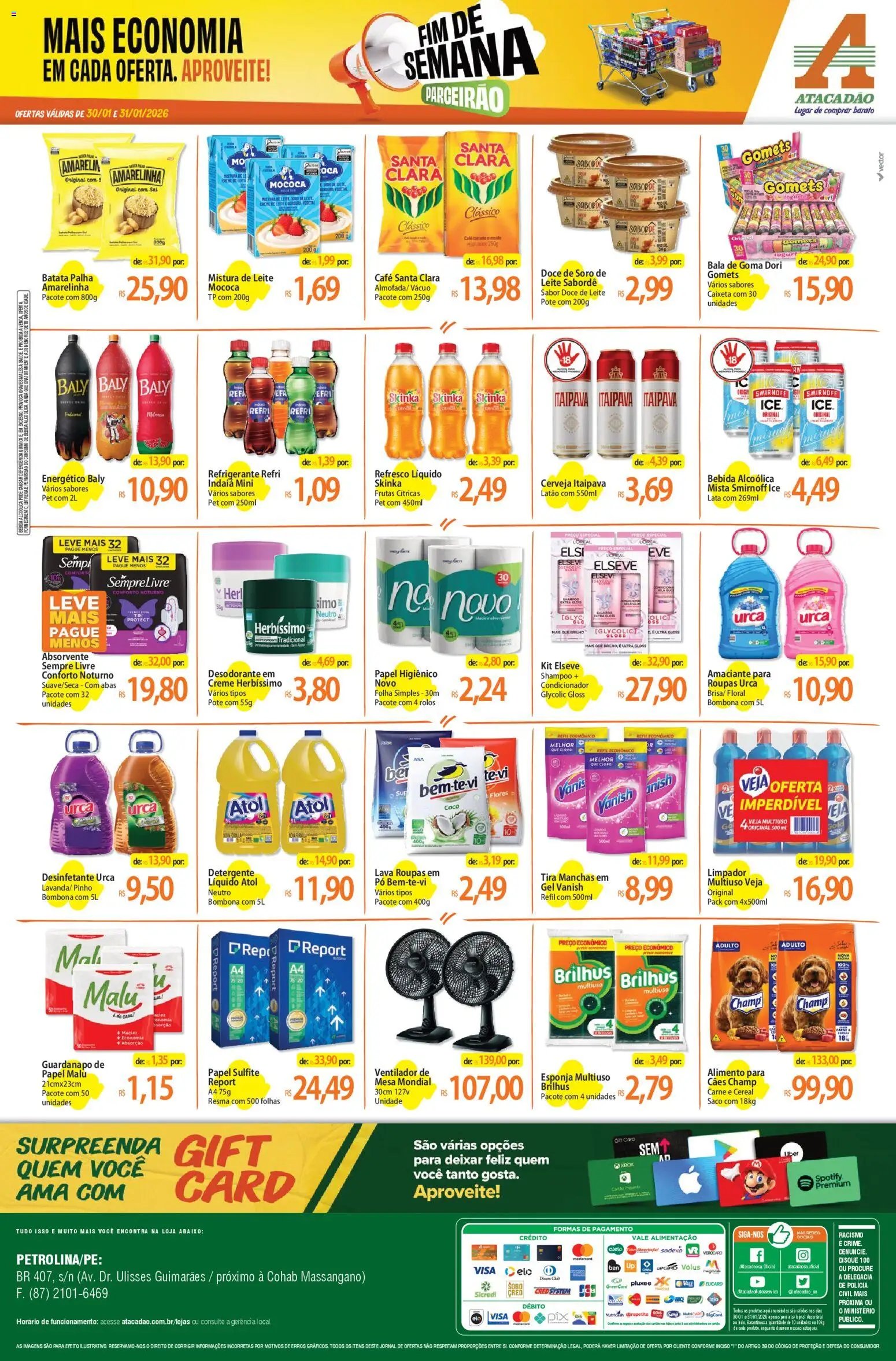 Atacadão folheto a partir de 30/01/2026 Ofertas - PE (2026-01-30 - 2026 ...