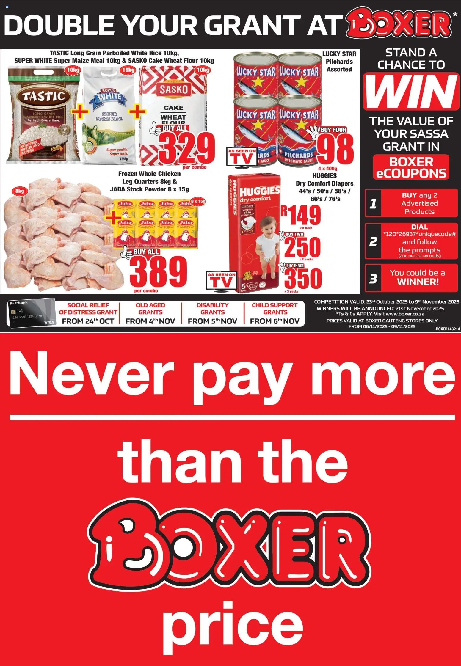 Boxer Gauteng - Weekly Specials (2025-11-06 - 2025-11-09)