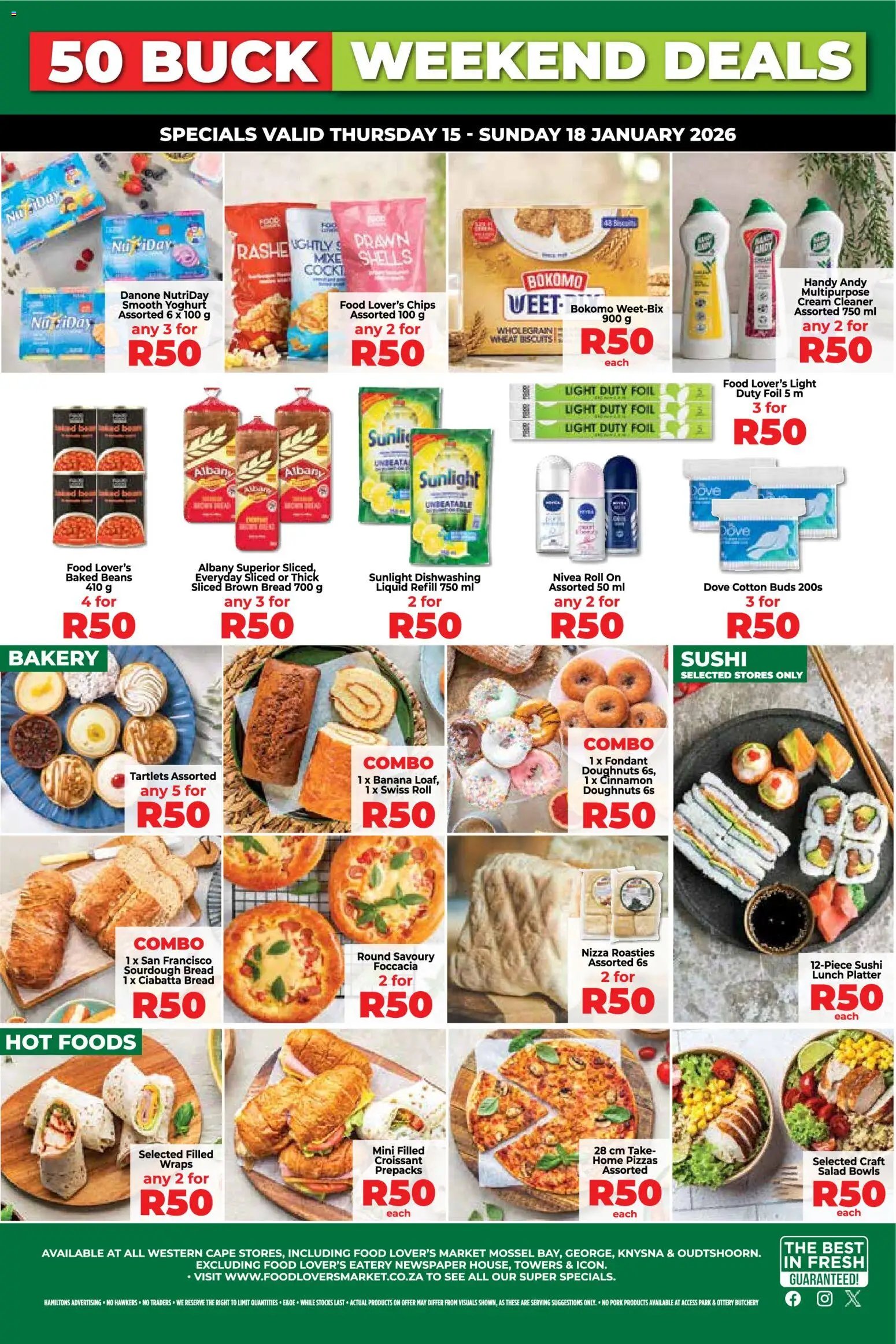 Food Lover's Market Western Cape - 50 Buck Weekend (2026-01-15