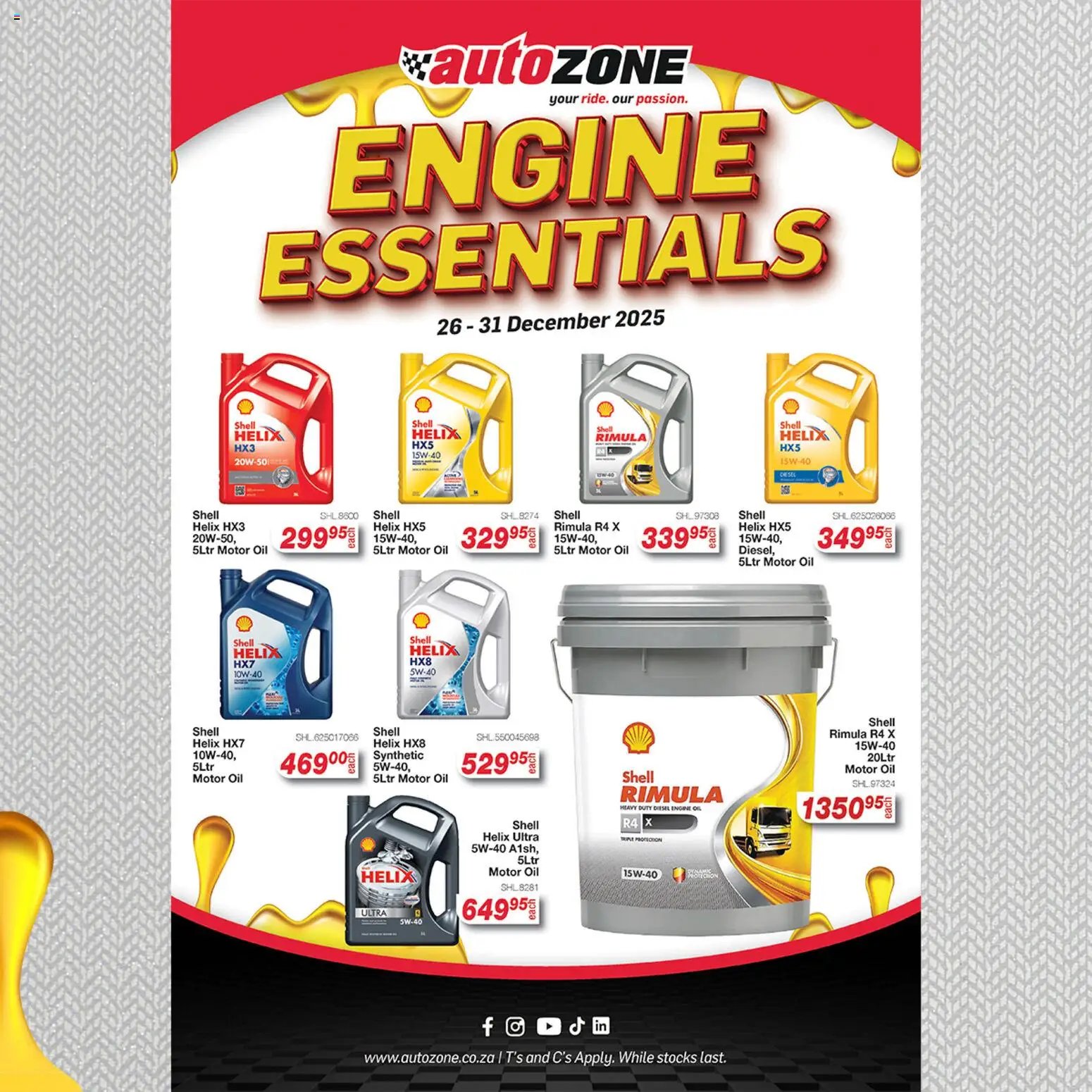 AutoZone Engine Essentials (2025-12-26 - 2025-12-31)