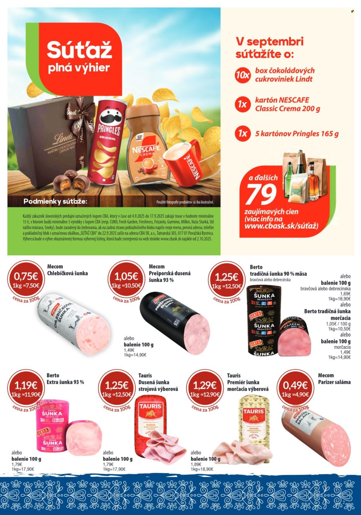 SINTRA leták - Od štvrtka 4.9.2025 (2025-09-04 - 2025-09-17)